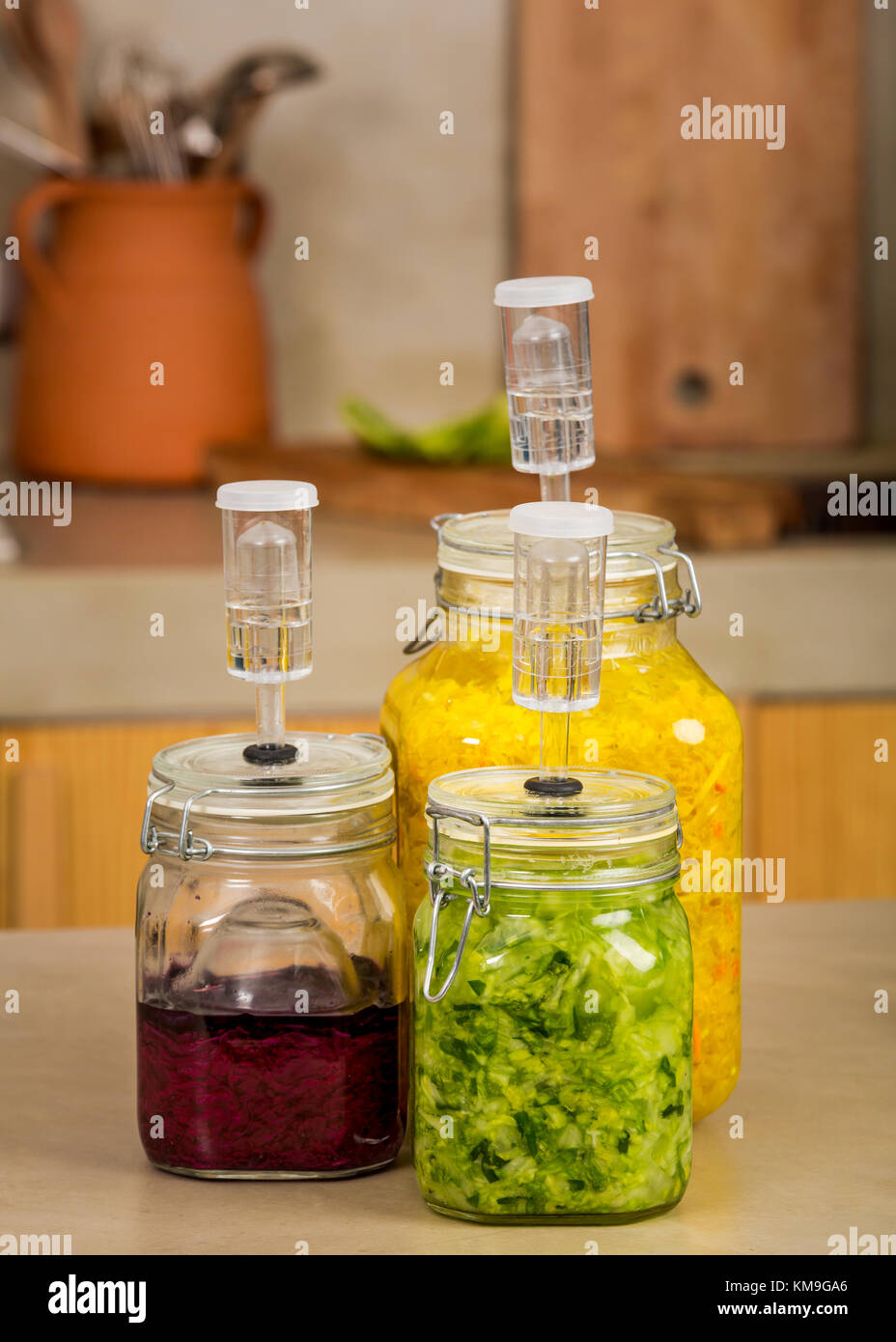 Kimchi jars hi-res stock photography and images - Alamy