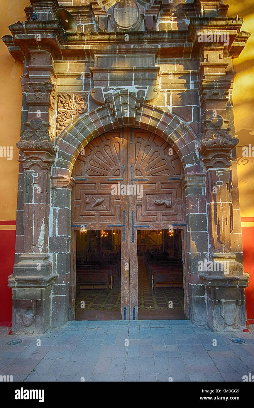 Carved wooden door catholic church hi-res stock photography and images ...