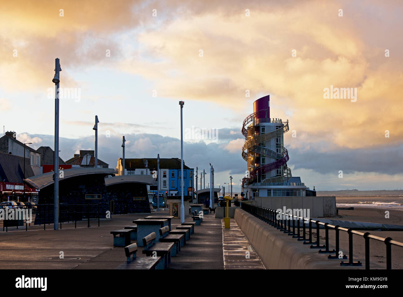 Redcar seaside twilight hi-res stock photography and images - Alamy