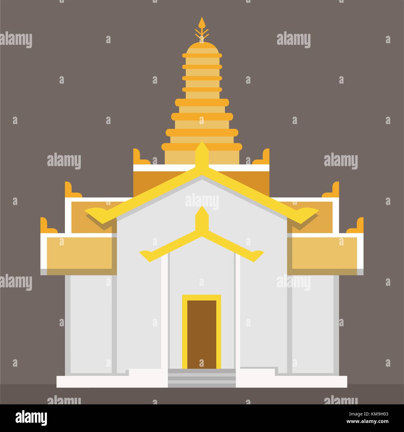 Thai buddhist art Stock Vector Images - Alamy