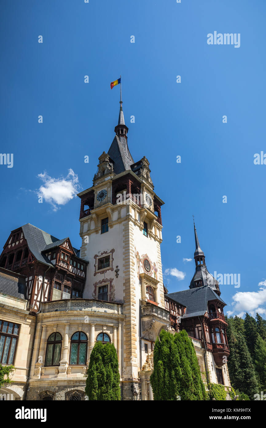 Peles castle, Sinaia, Romania. Given its historical and artistic value ...