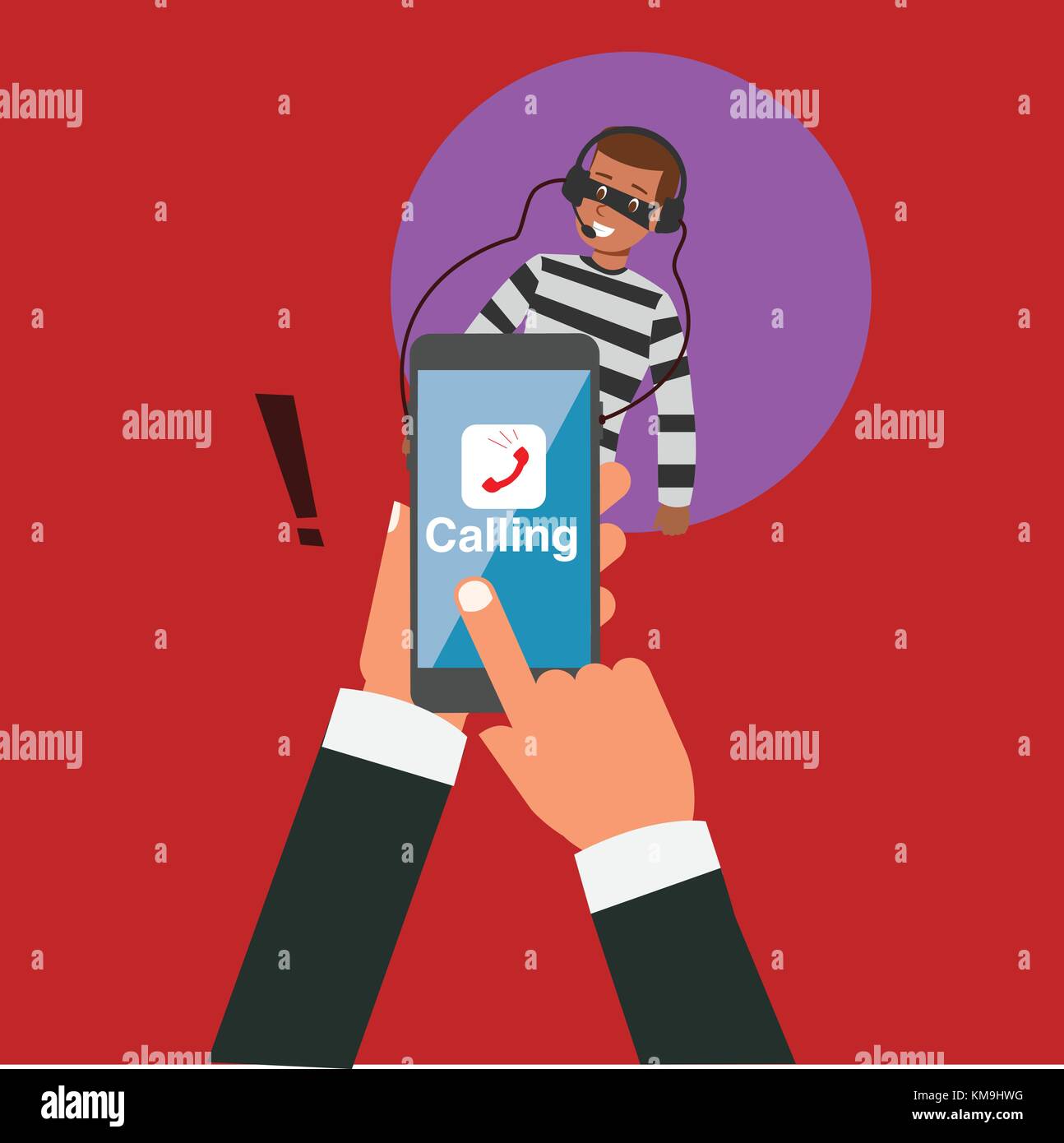 Hacker businessman Stock Vector Images - Alamy