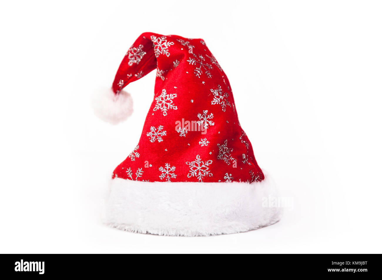 Santa hat isolated on white background Stock Photo - Alamy