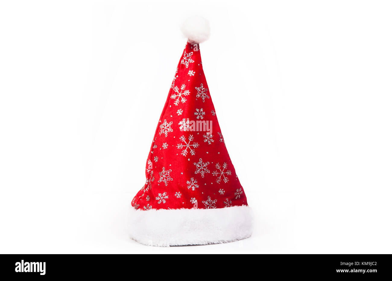 Santa hat isolated on white background Stock Photo - Alamy