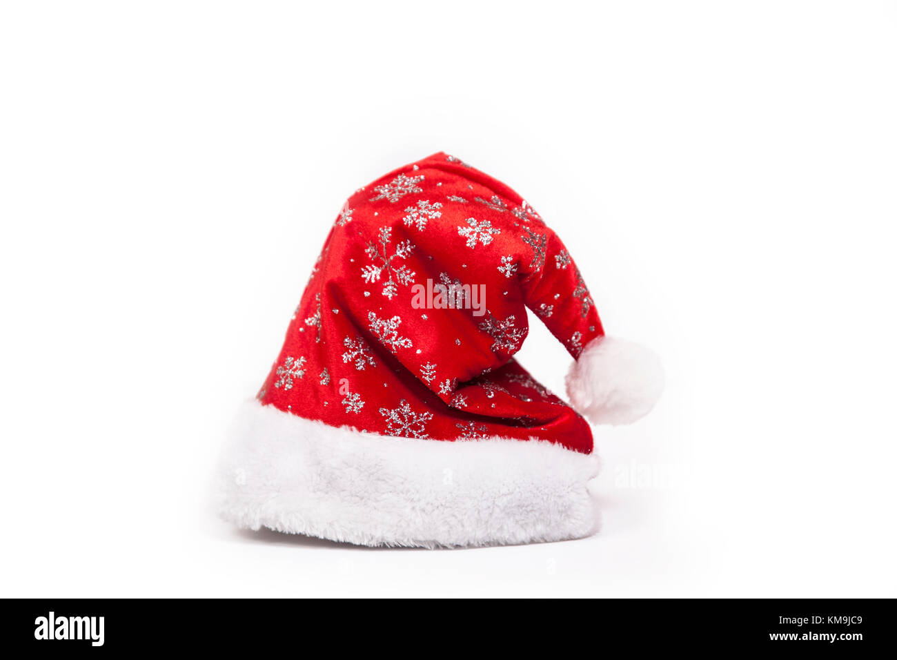 Santa hat isolated on white background Stock Photo - Alamy