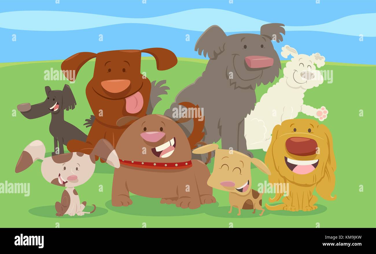 Flat nose dogs Stock Vector Images - Alamy