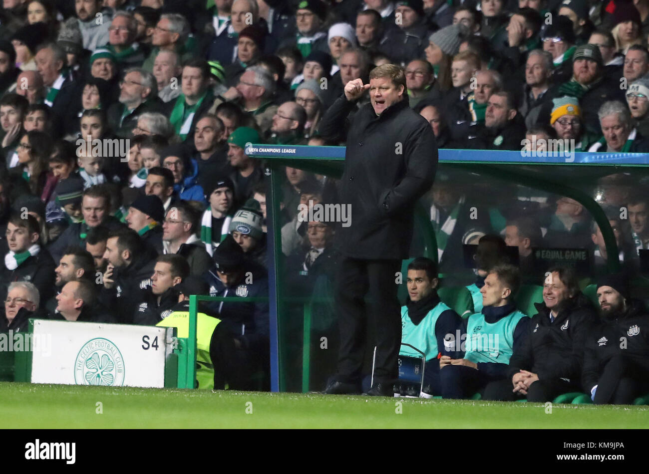 Anderlecht manager Hein Vanhaezebrouck during the UEFA Champions League ...