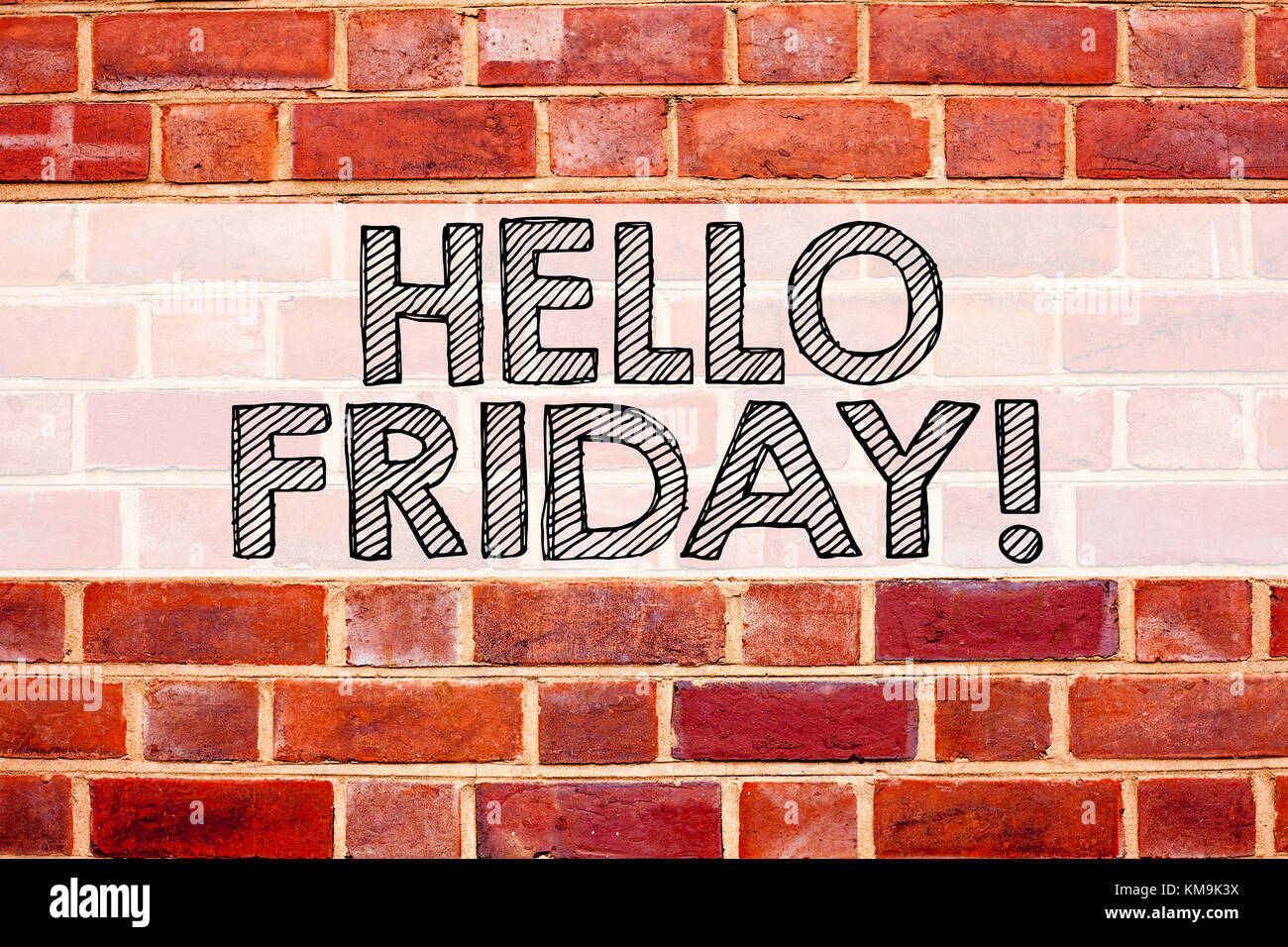 Conceptual announcement text caption inspiration showing Friday ...