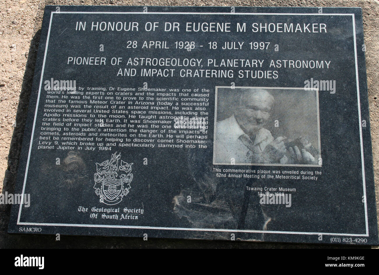 Dr eugene m shoemaker hi-res stock photography and images - Alamy