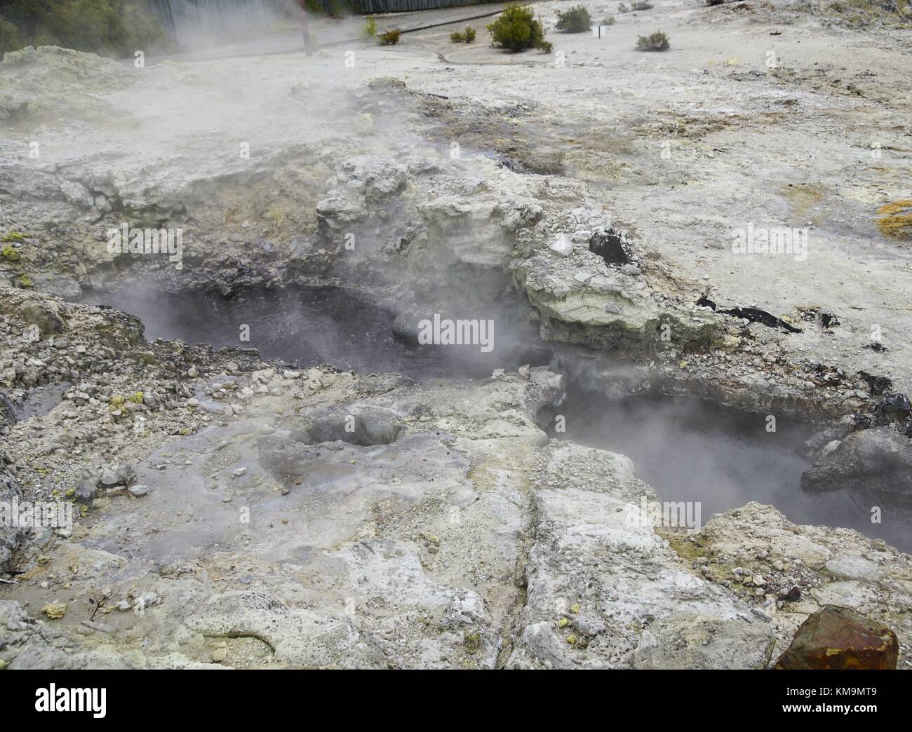 Bubbling mud holes, boiling crater lakes and many fog winds belong to ...