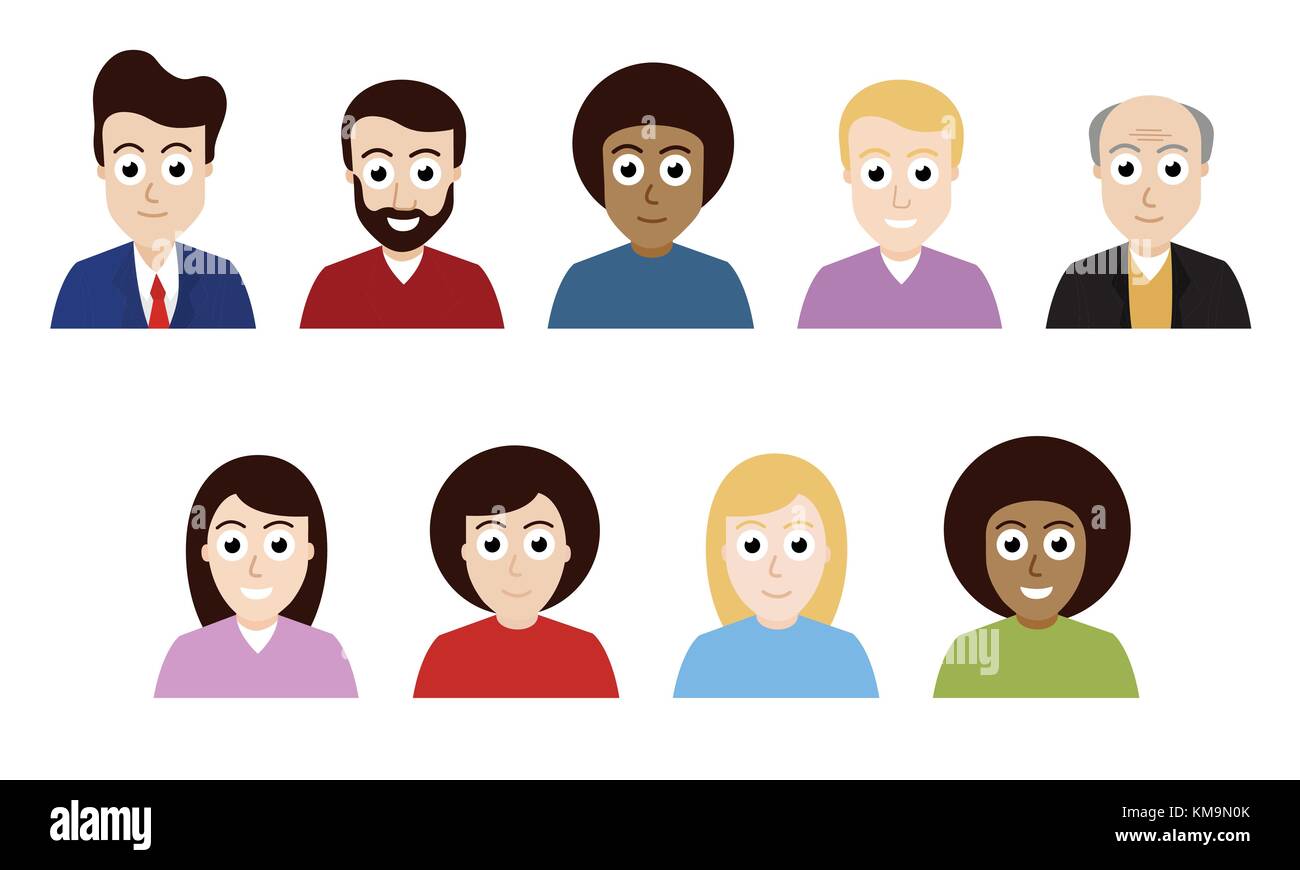 Social media avatars hi-res stock photography and images - Alamy