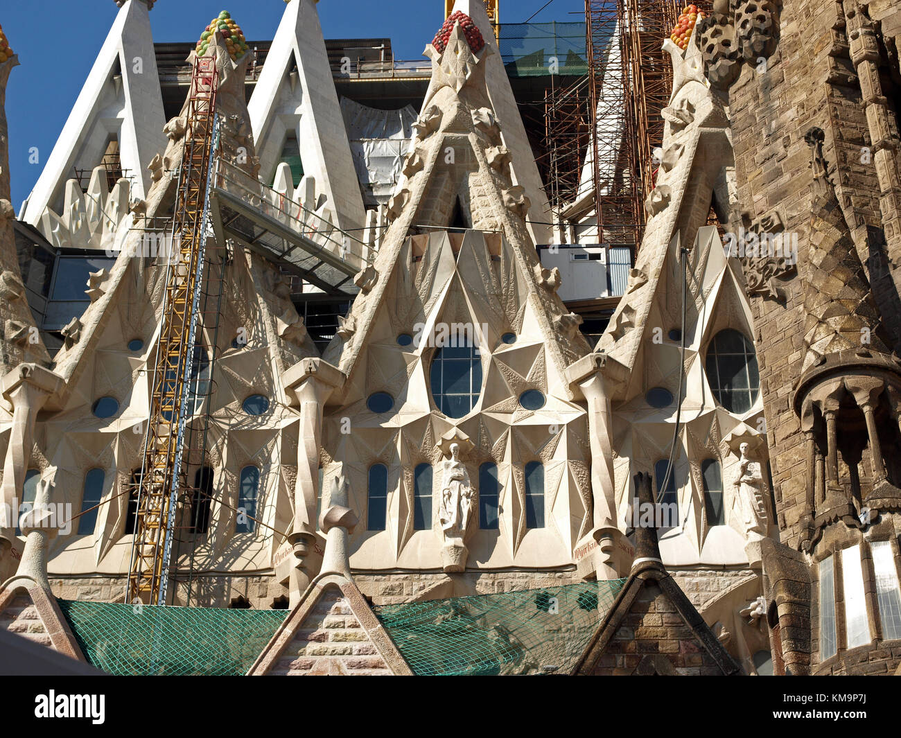 the Nativity Facade of the Basilica of the Holy Family (Sagrada Familia ...