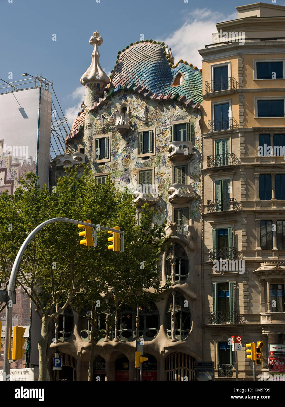 Casa Batllo building in Barcelona. It was redesigned by the legendary ...