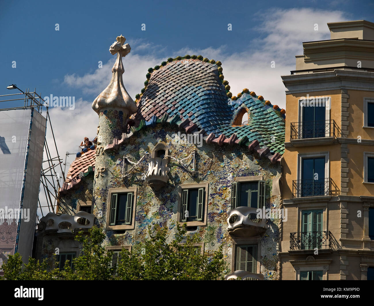 Casa Batllo building in Barcelona. It was redesigned by the legendary ...