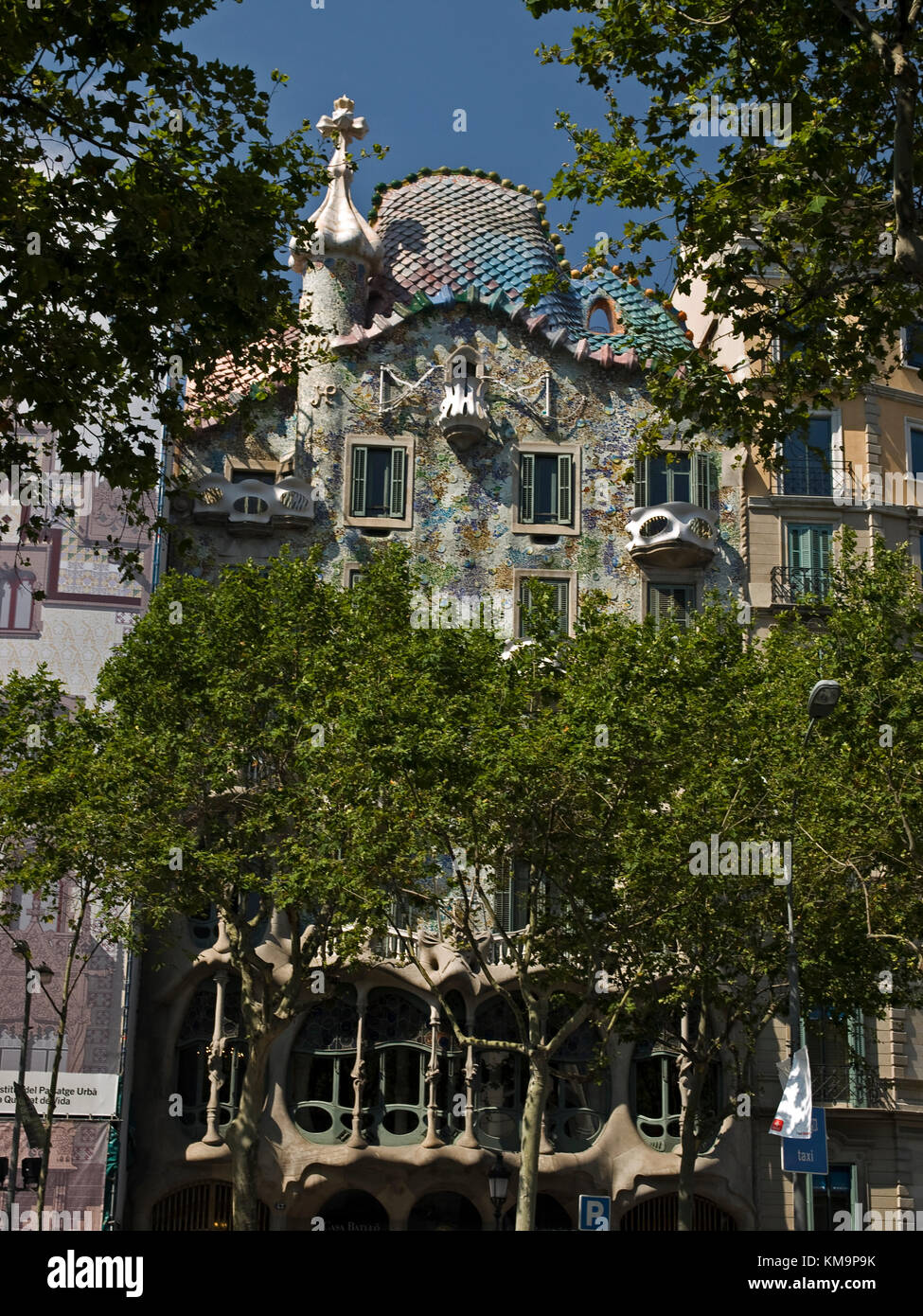 Casa Batllo building in Barcelona. It was redesigned by the legendary ...