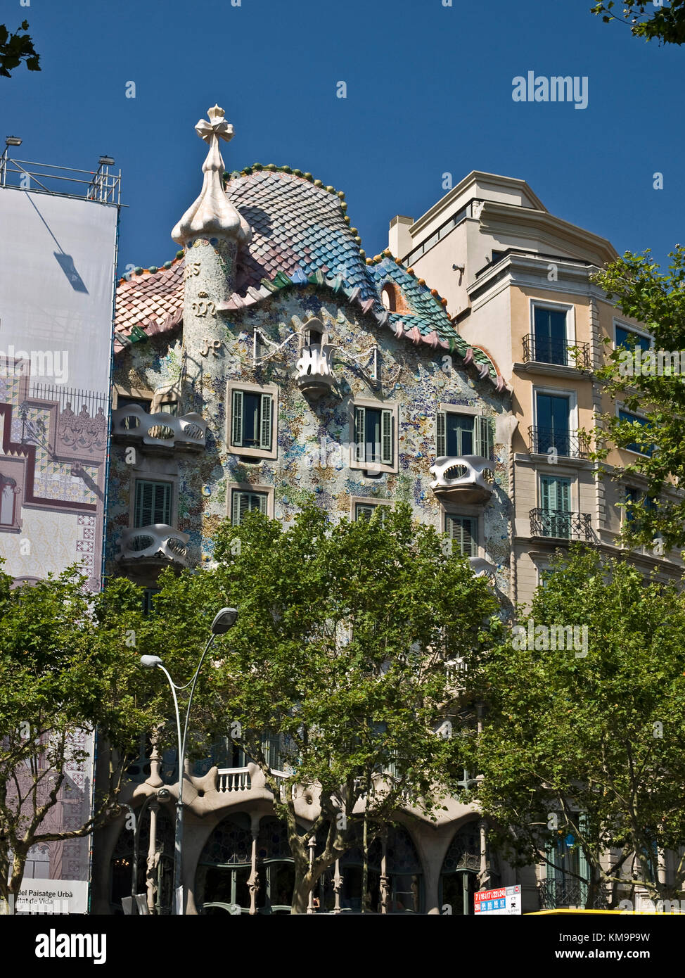 Casa Batllo building in Barcelona. It was redesigned by the legendary ...