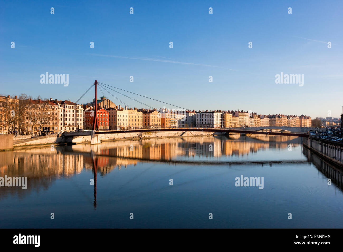 Pedestrian bridge in lyon hi-res stock photography and images - Alamy