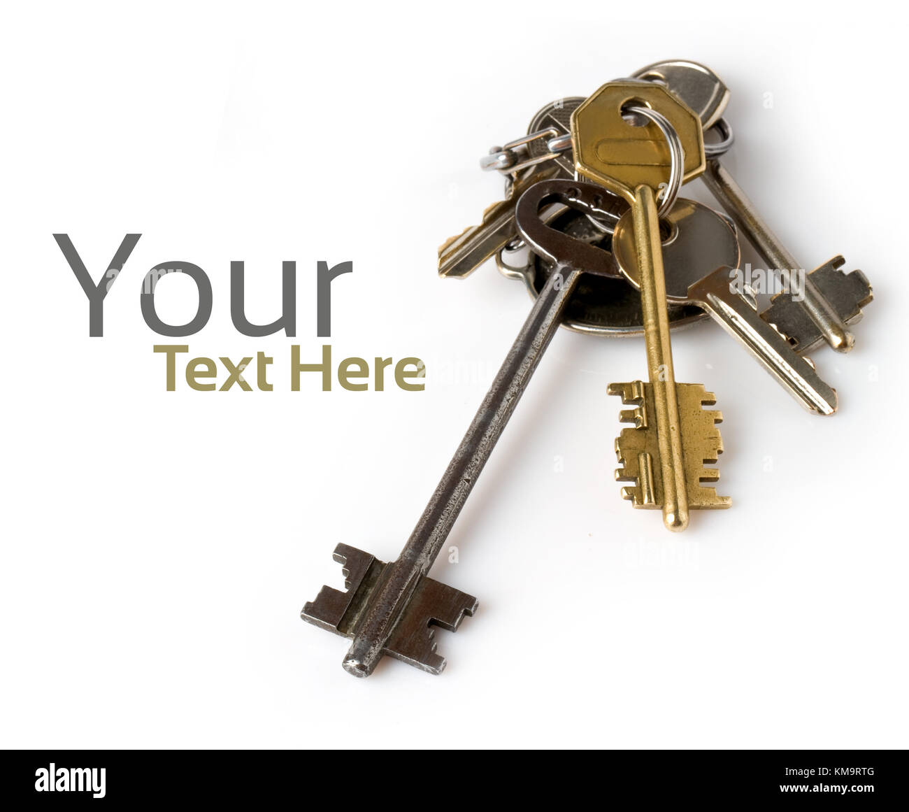 Keys background pattern Cut Out Stock Images & Pictures - Alamy
