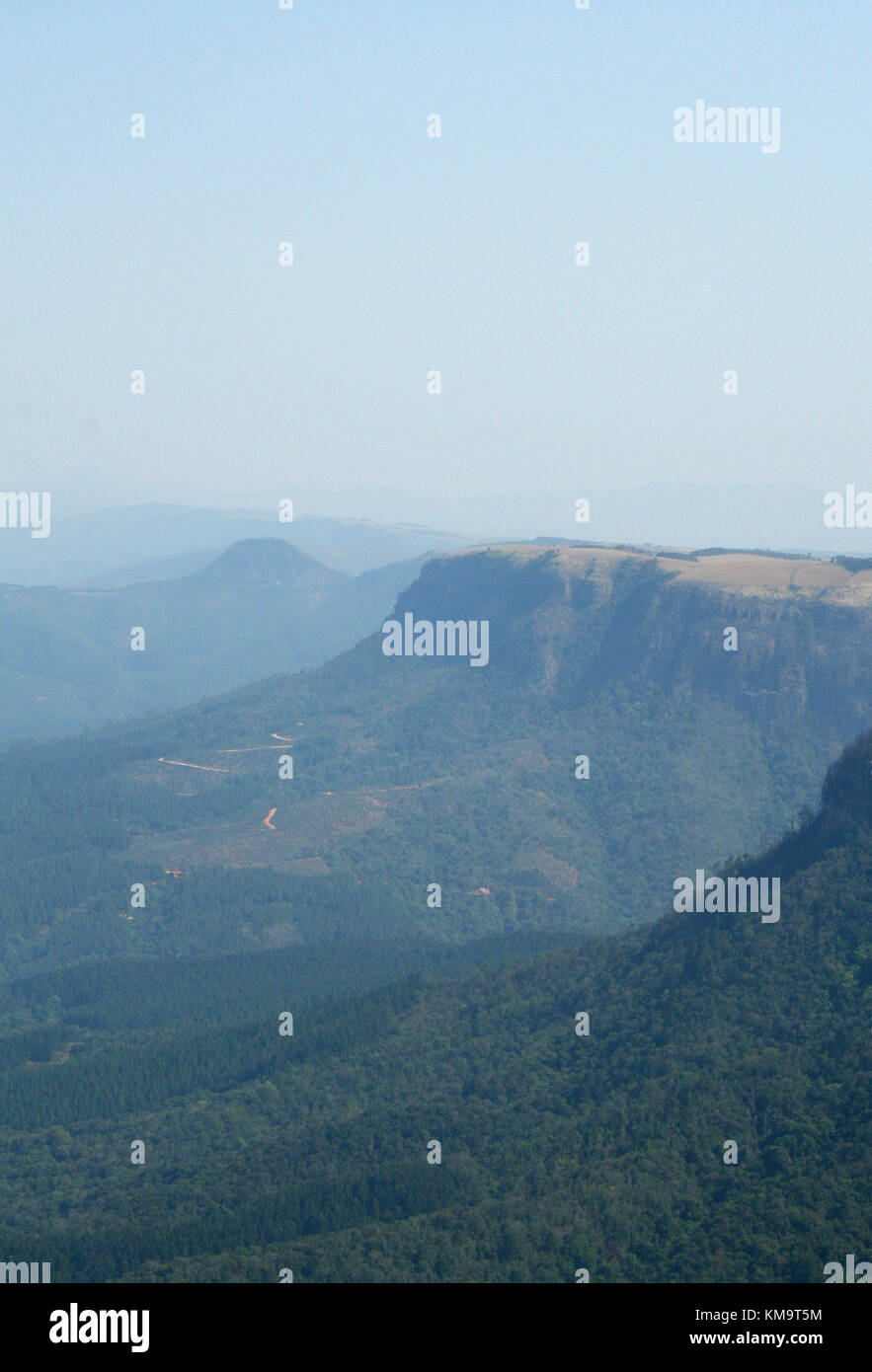 Mpumalanga, South Africa, view of the lowveld from God's window Stock ...