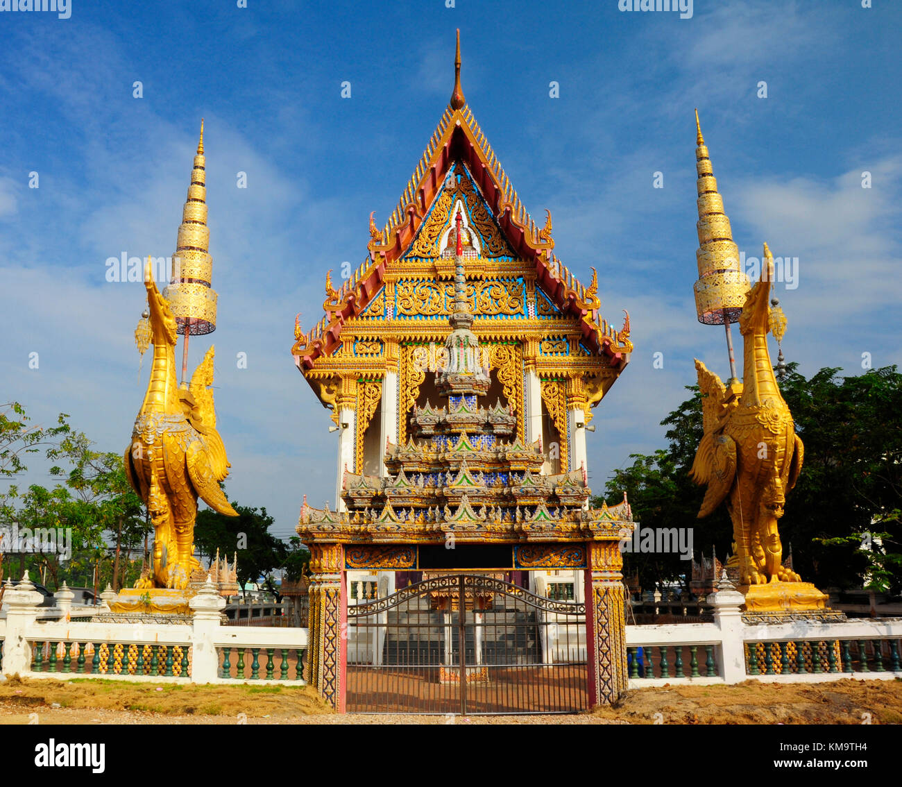 Khok temple, the temple Thailand with Burmese style Stock Photo - Alamy