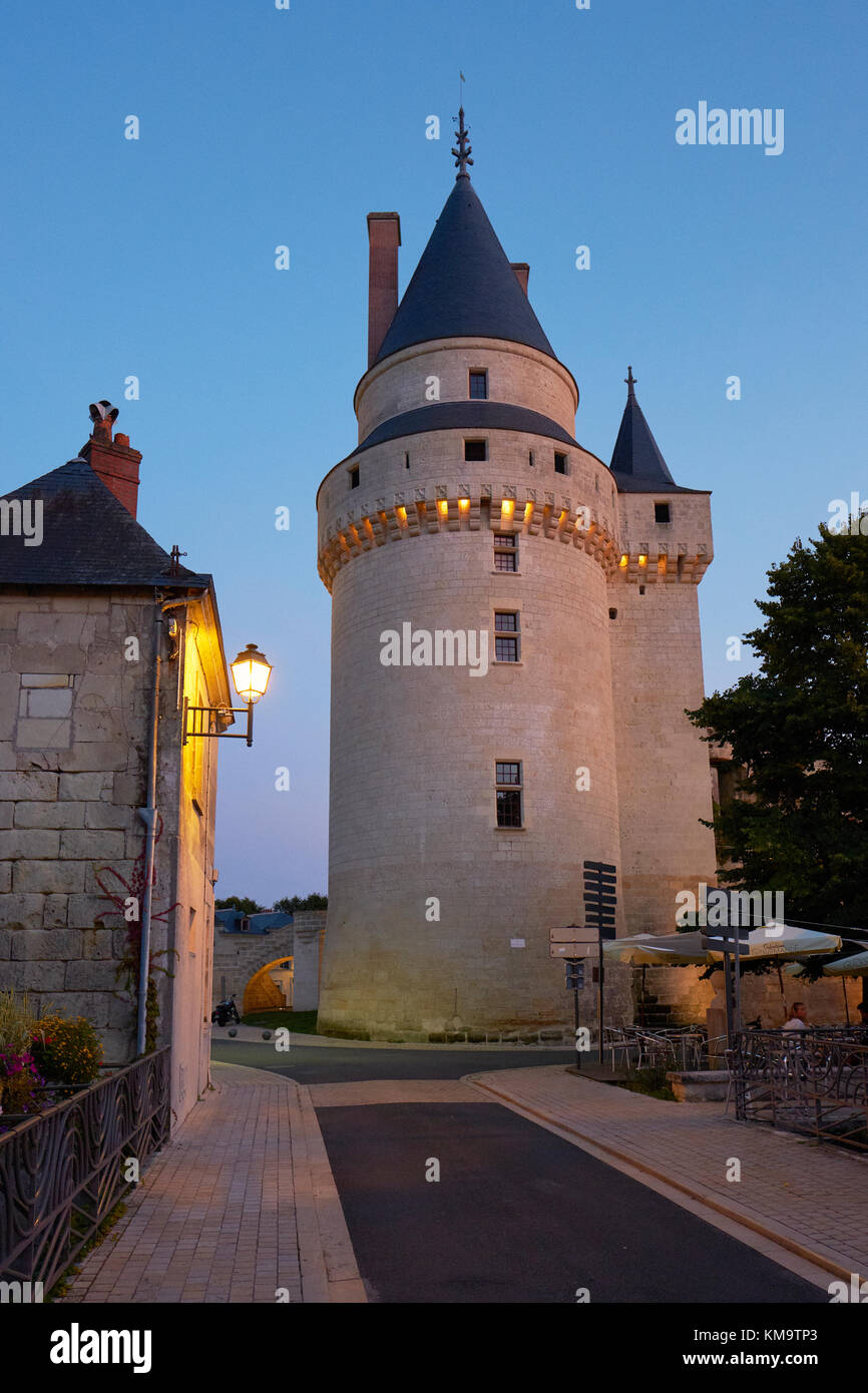 The Chateau de Langeais in Langeais in the Loire Valley France Stock ...