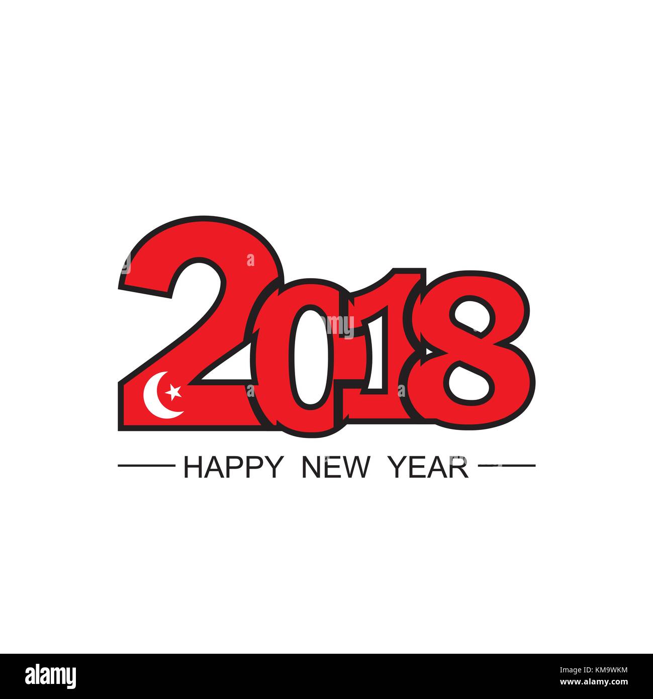 2018 text Stock Vector Images - Alamy