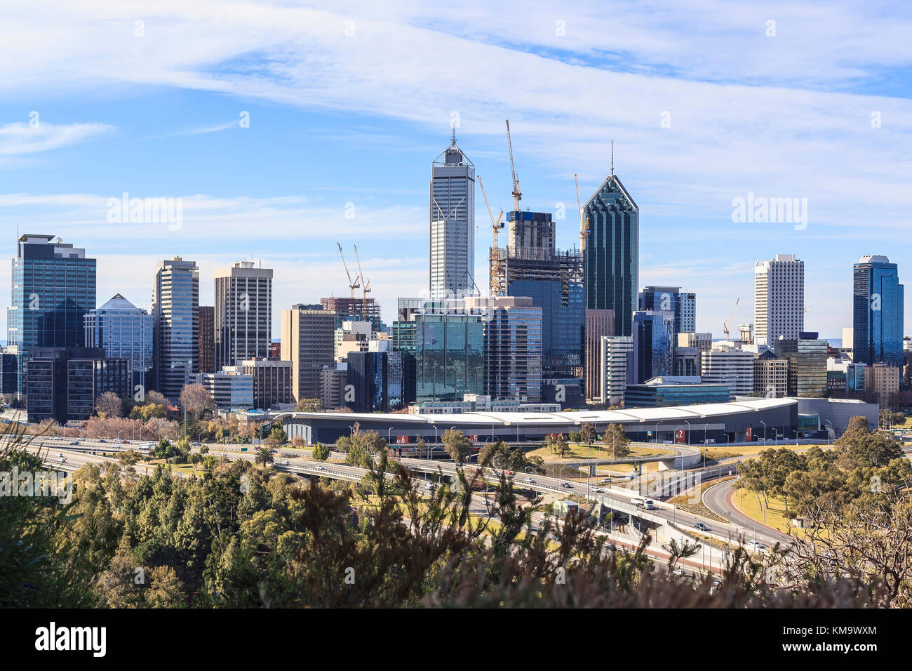 Skyline of central perth hi-res stock photography and images - Alamy