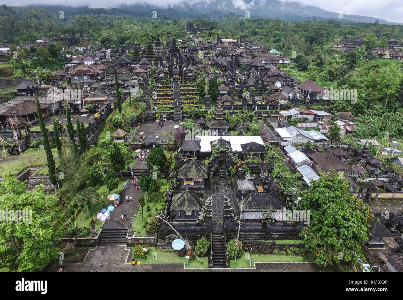 Besakih aerial hi-res stock photography and images - Alamy