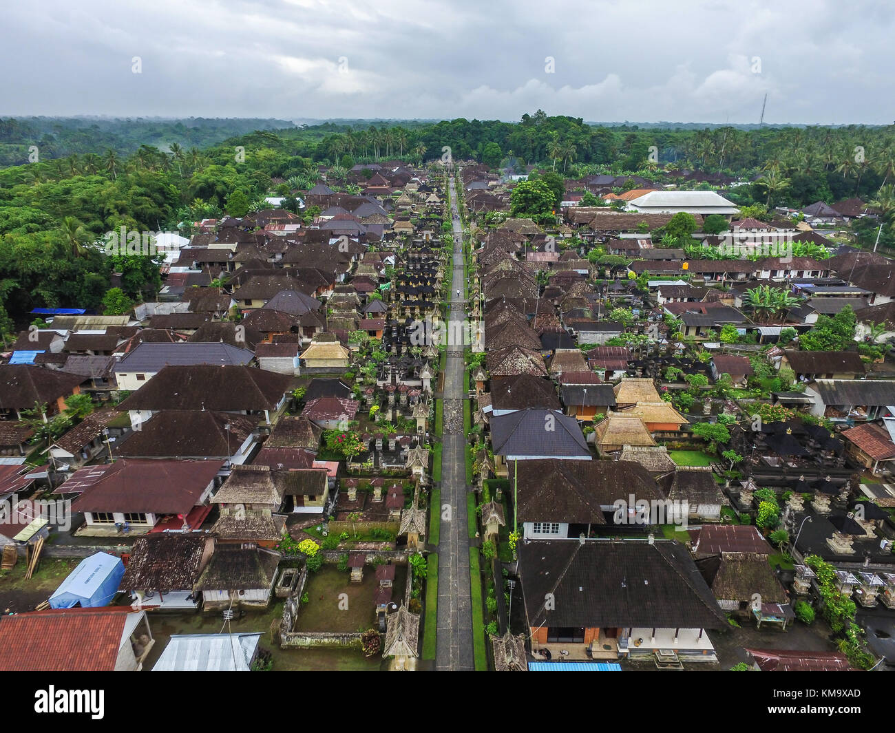 Penglipuran traditional village in Bangli Stock Photo - Alamy