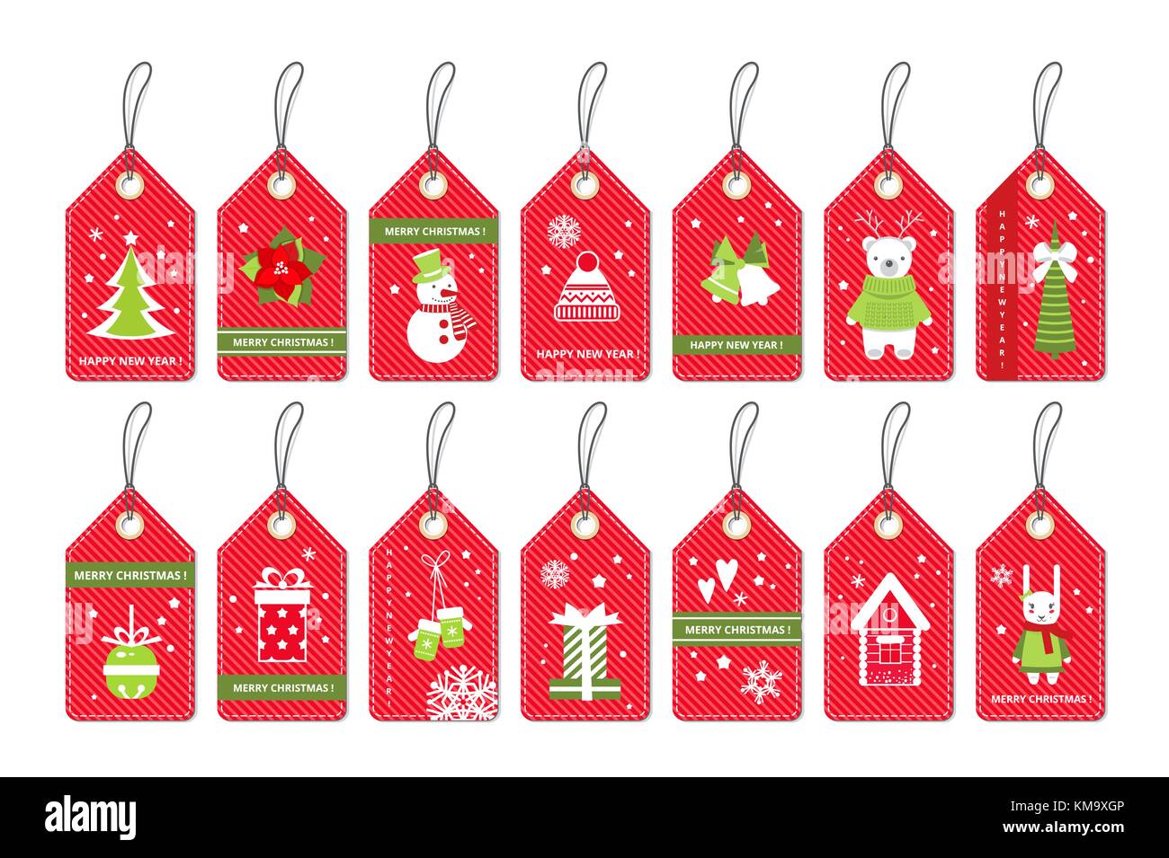 Set red discount tags Cut Out Stock Images & Pictures - Alamy