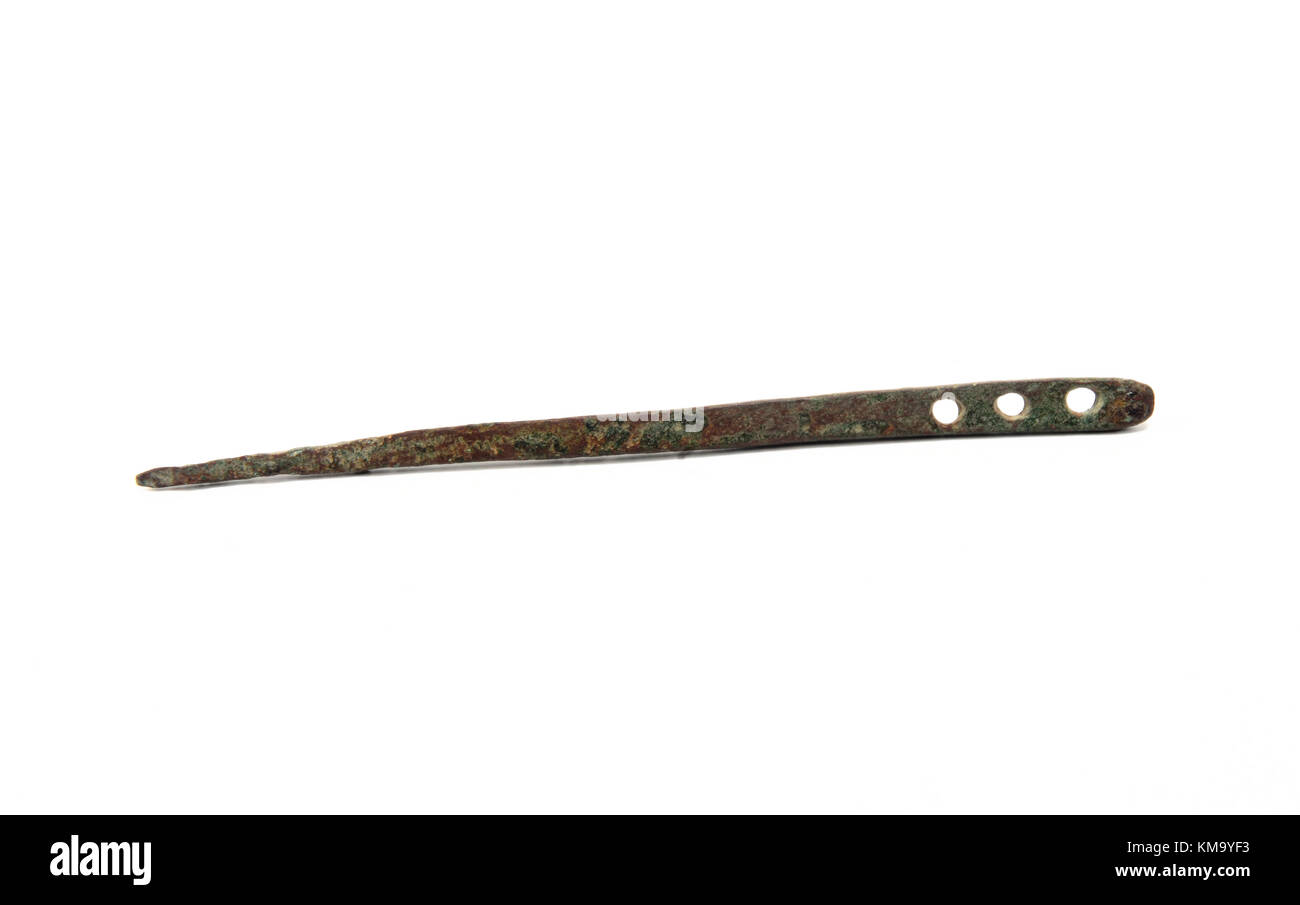 Roman needle isolated on white Stock Photo - Alamy
