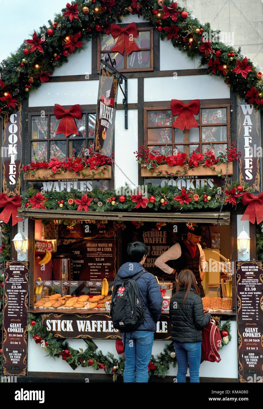 Nottingham Christmas market 2017 Stock Photo - Alamy