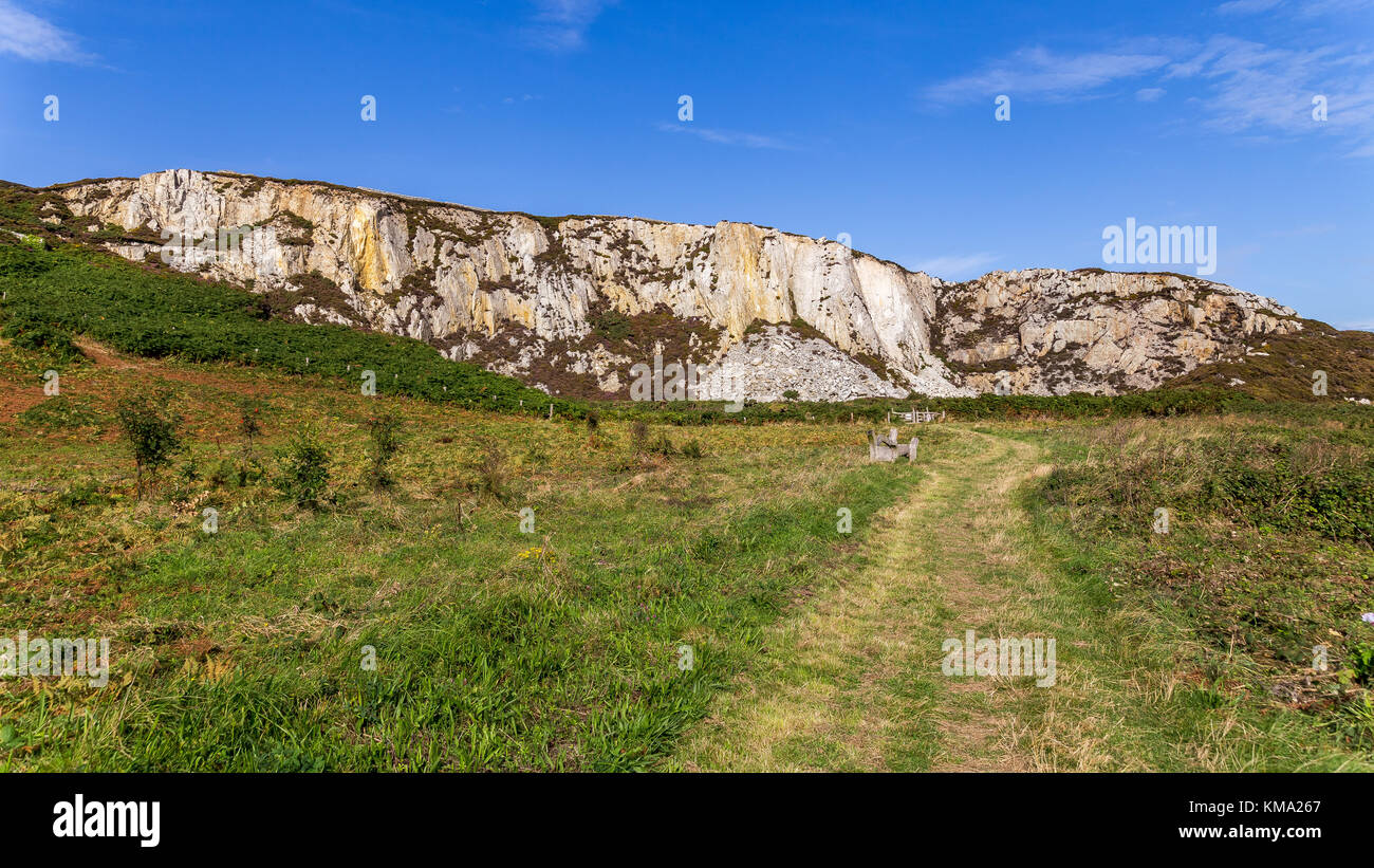 Landscape between Holyhead Breakwater Country Park and North Stack ...