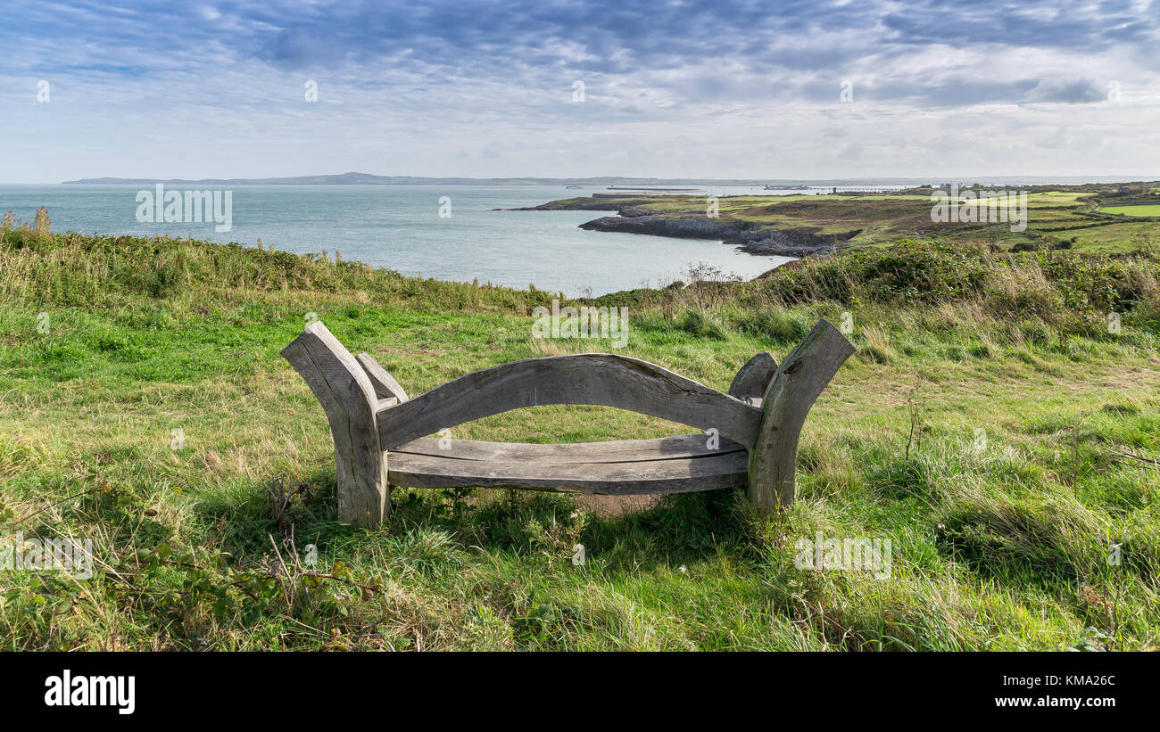 Landscape between Holyhead Breakwater Country Park and North Stack ...