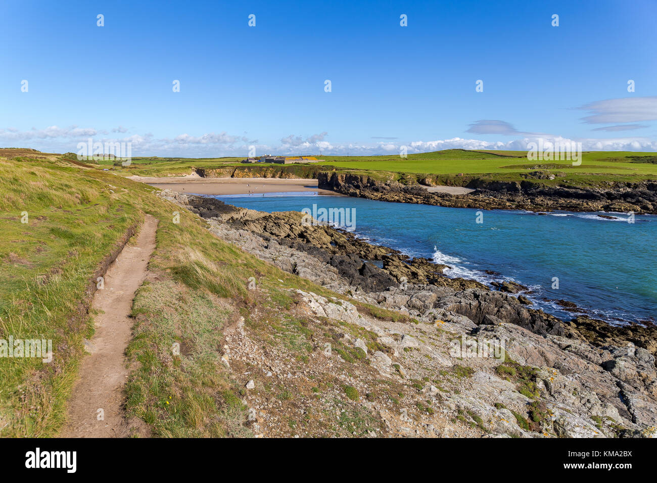 Porth trecastell beach hi-res stock photography and images - Alamy