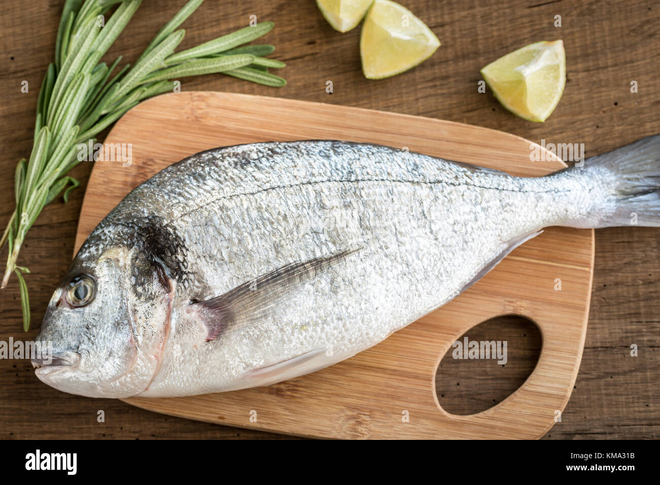Fresh dorada fish Stock Photo - Alamy