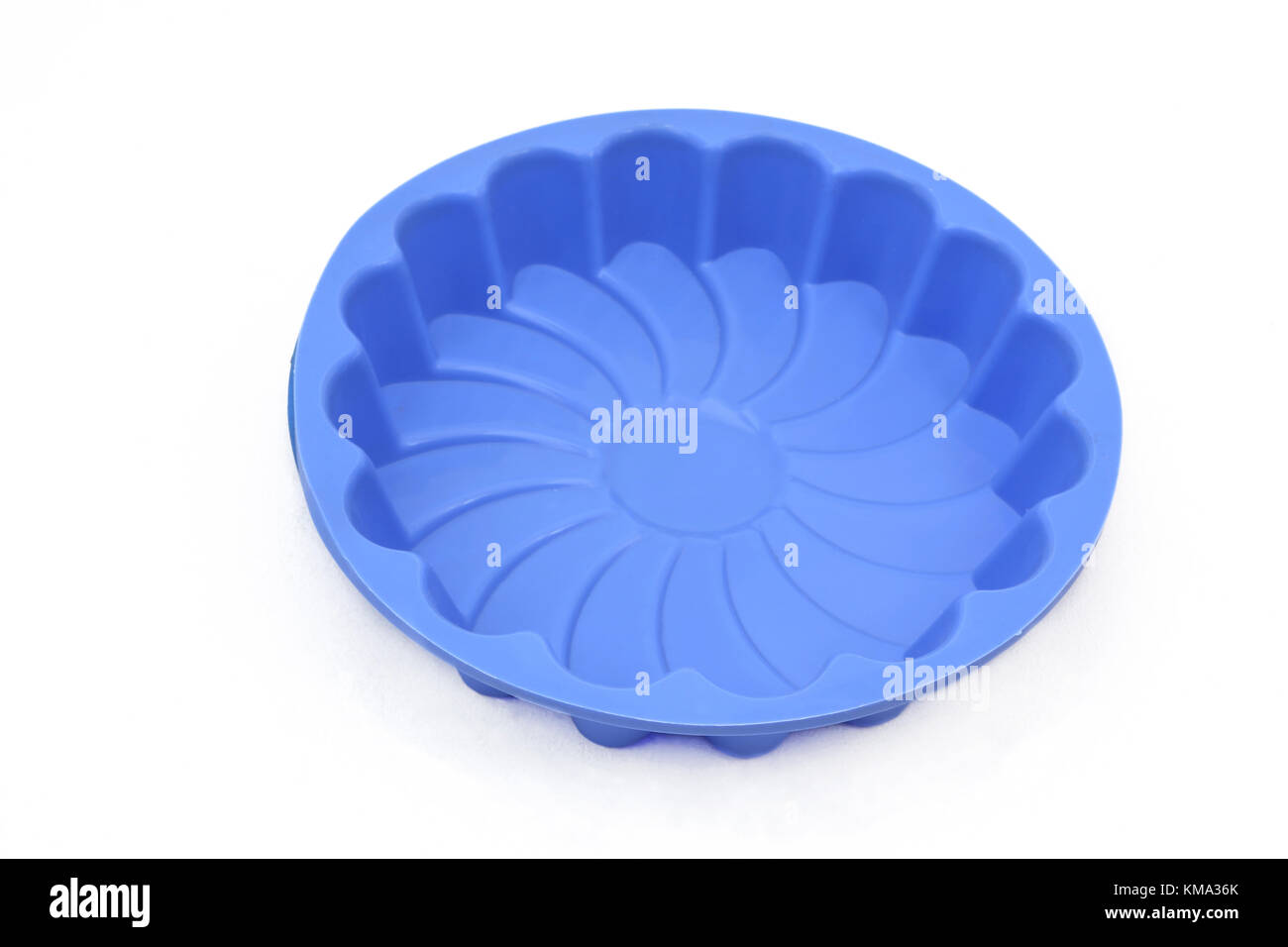 Blue Silicone Flower Shape Cake Mould Stock Photo - Alamy