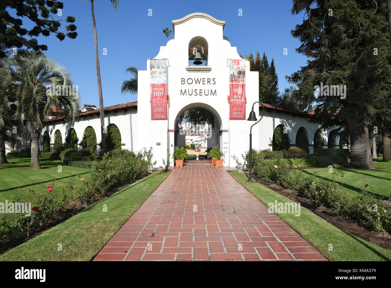 SANTA ANA, CA - NOVEM,BER 11, 2017: Bowers Museum. The Bowers Museum is ...