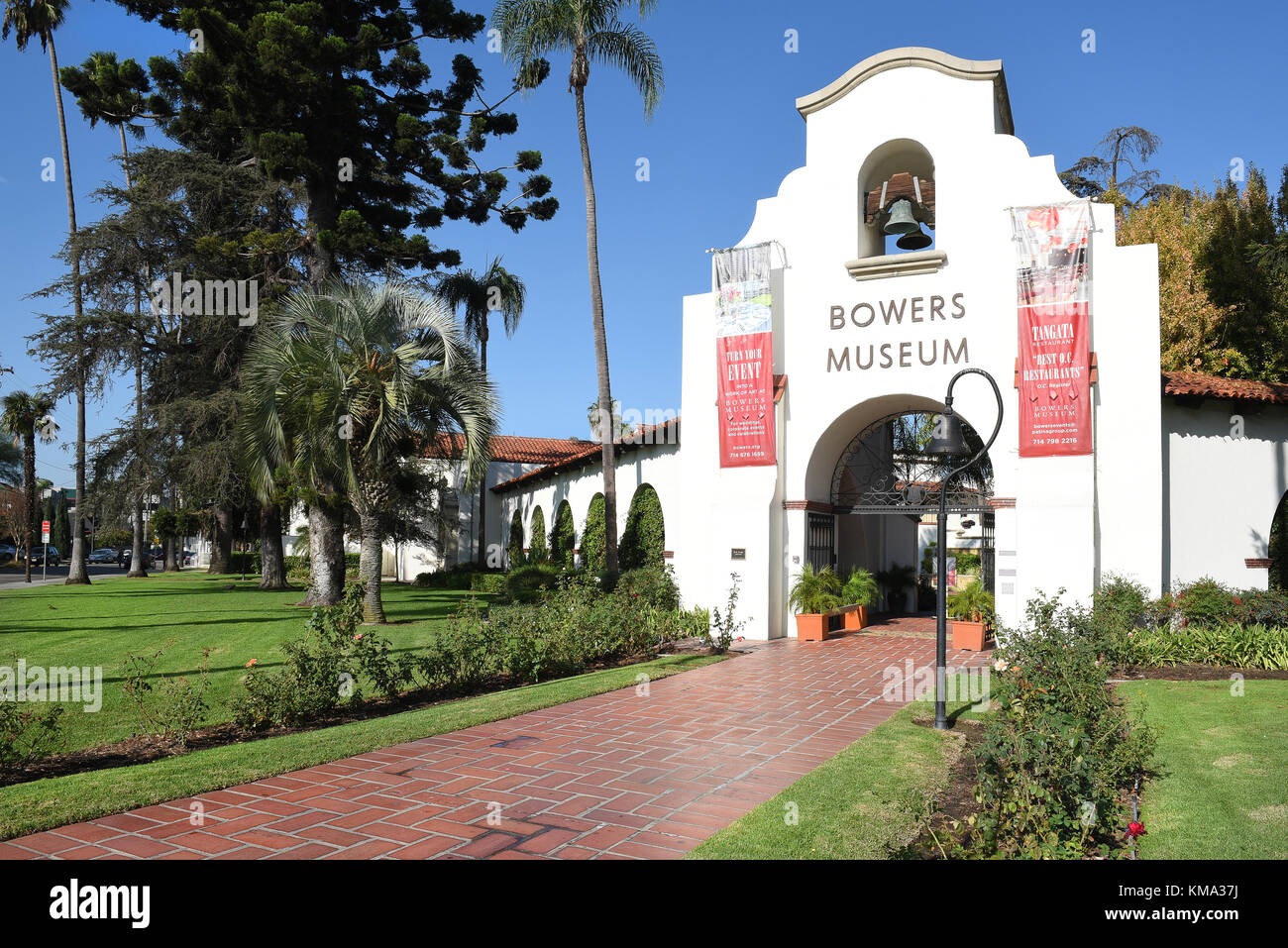 SANTA ANA, CA - NOVEM,BER 11, 2017: Bowers Museum. The Bowers Museum is ...