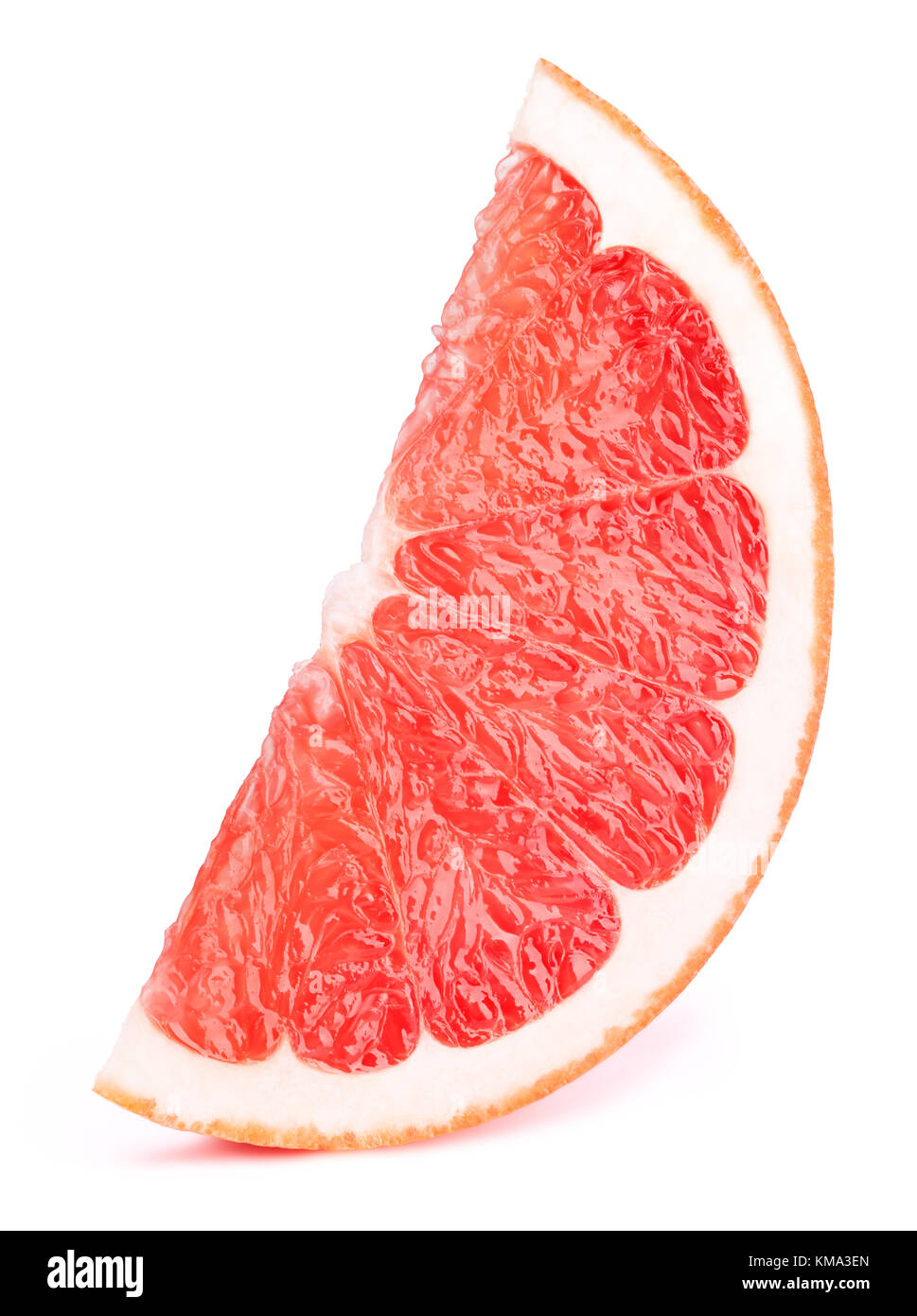 Grapefruit slice isolated Stock Photo - Alamy