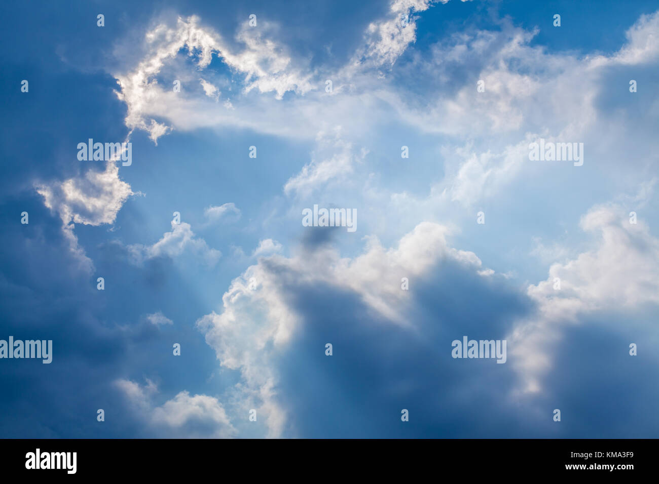 Dramatic clouds in sky Stock Photo - Alamy