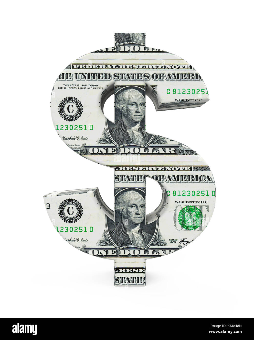 United States Dollar Sign Isolated Stock Photo - Alamy