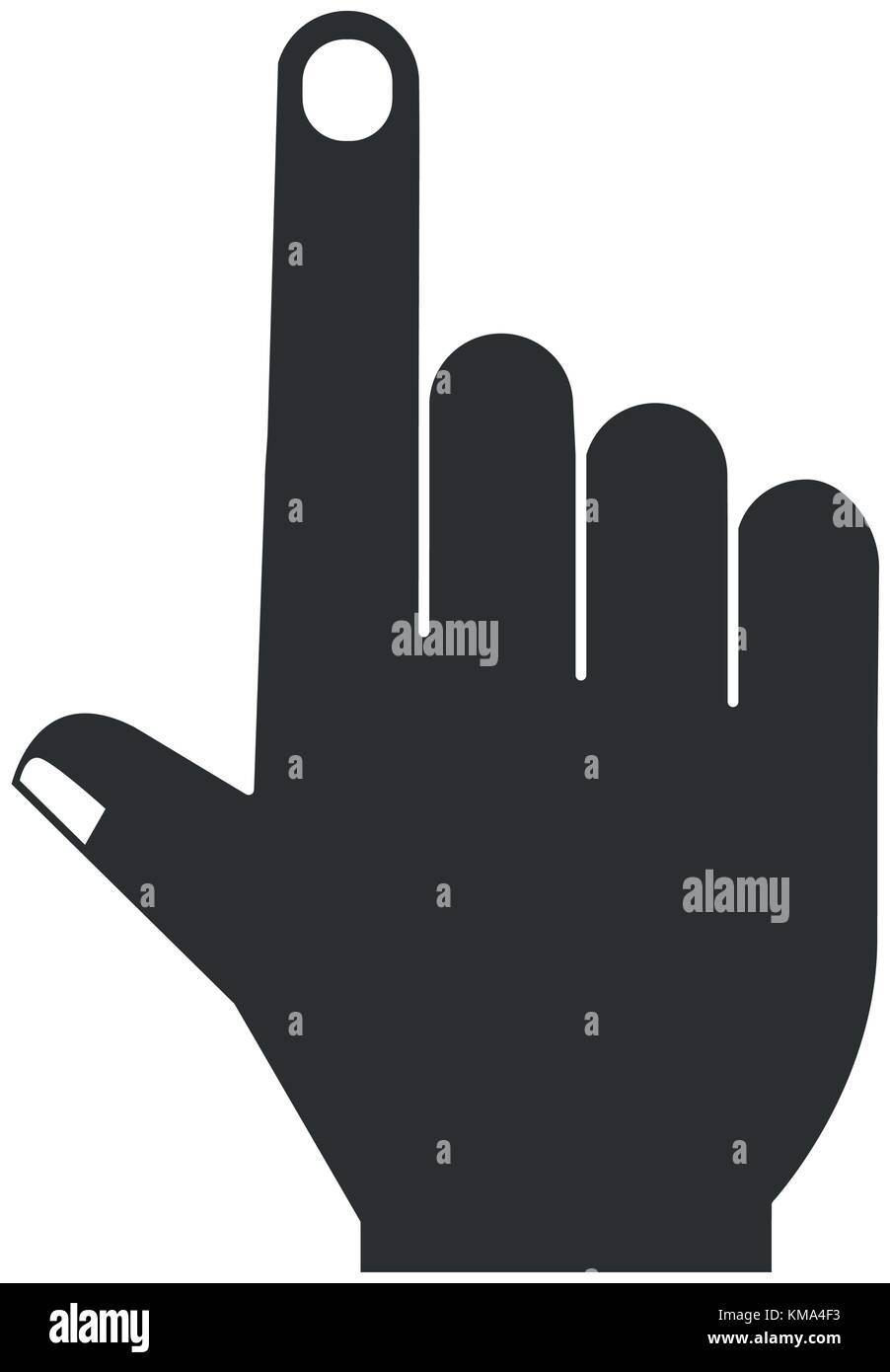 hand human index icon vector illustration design Stock Vector Image ...