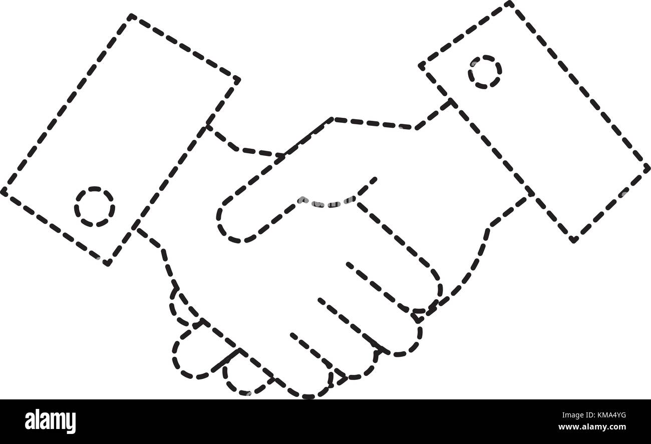 Deal done handshake Black and White Stock Photos & Images - Alamy