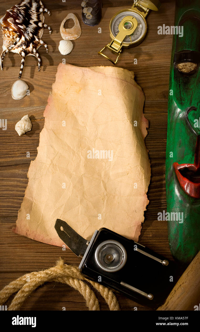 compass and an old letter on grunge background Stock Photo - Alamy