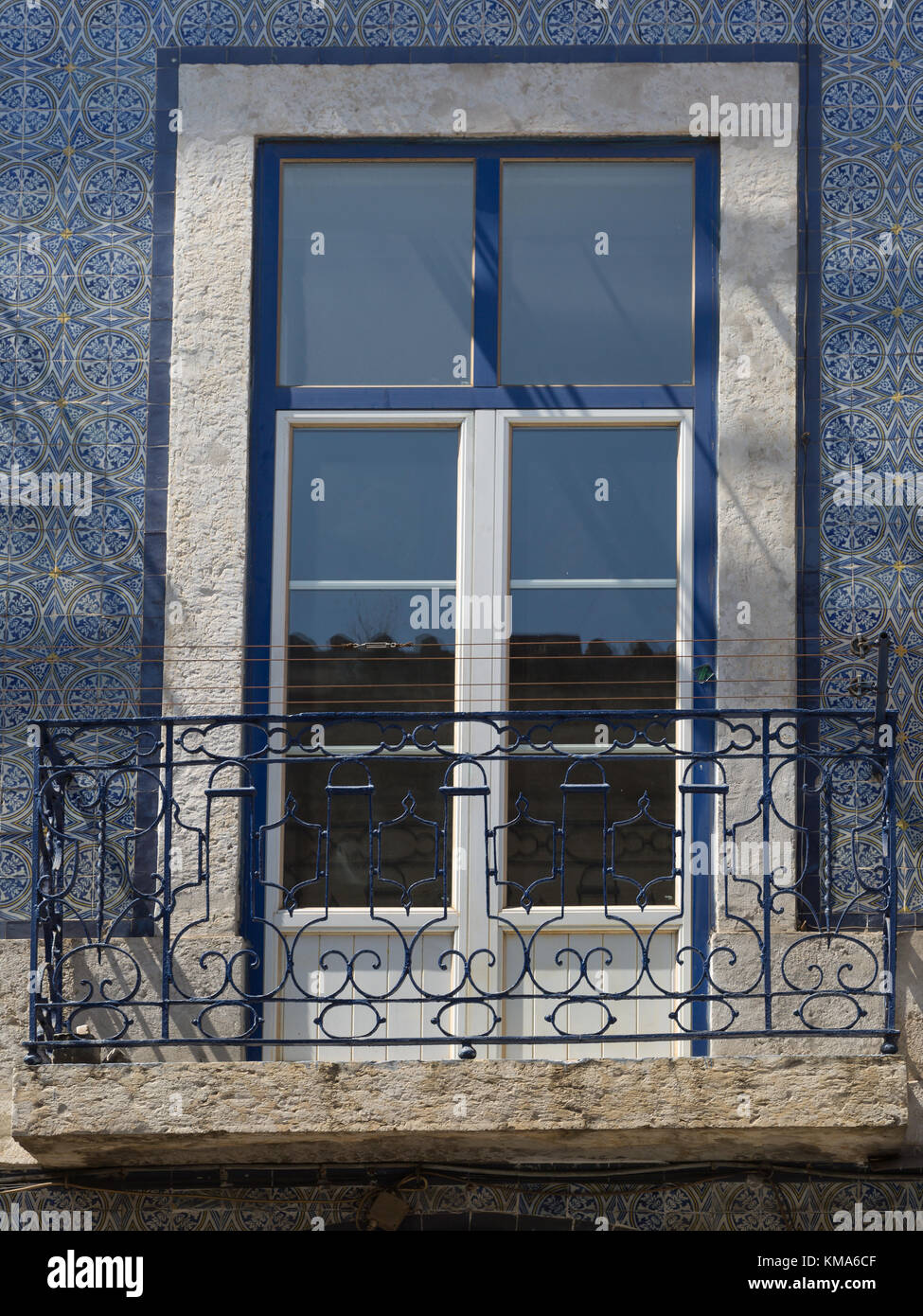 Typical Portuguese Architecture: Tile Azulejos Window - Portugal Stock ...