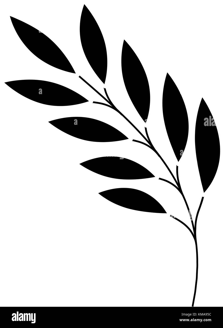 olive branch isolated icon vector illustration design Stock Vector ...