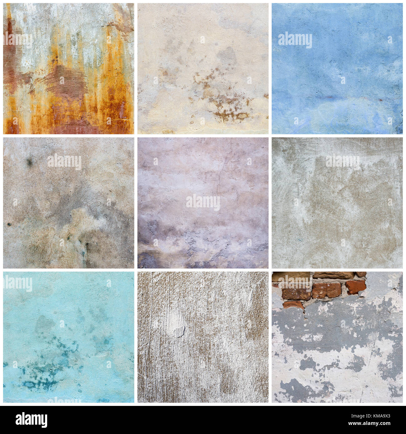 Collage of backgrounds with textures hi-res stock photography and ...