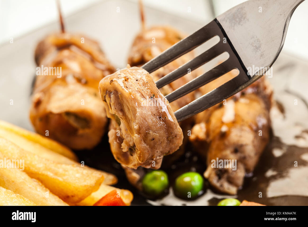 Fork loaded hi-res stock photography and images - Alamy
