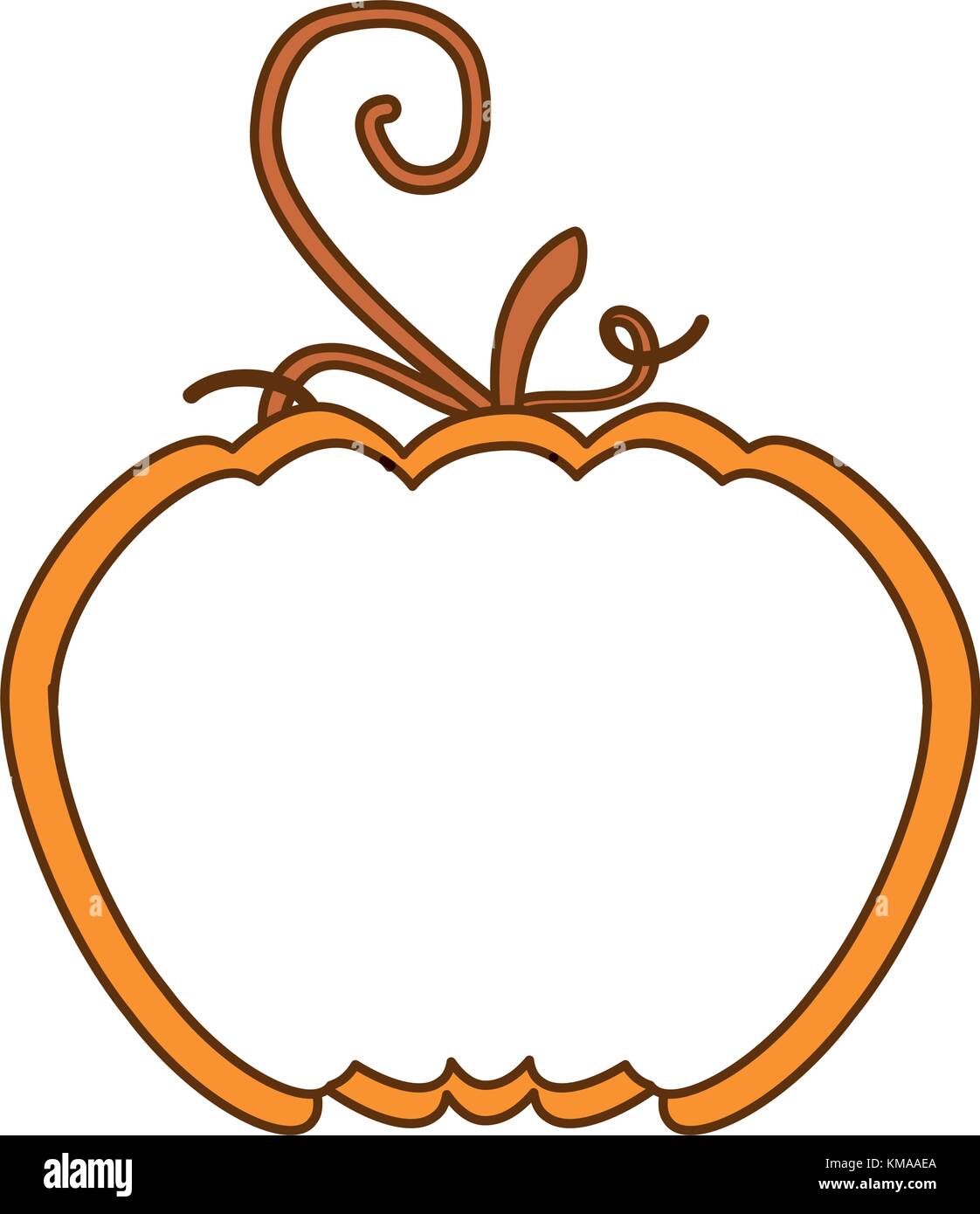 half pumpkin fresh isolated icon Stock Vector Image & Art - Alamy